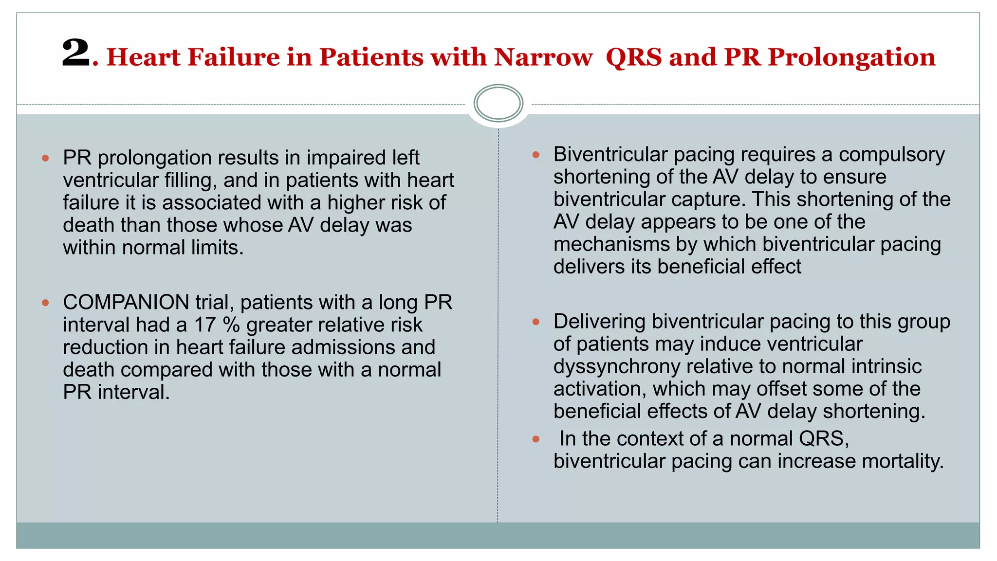 New Heart Failure modalities: HIS Bundle Pacing & Cardiac Contractility ...