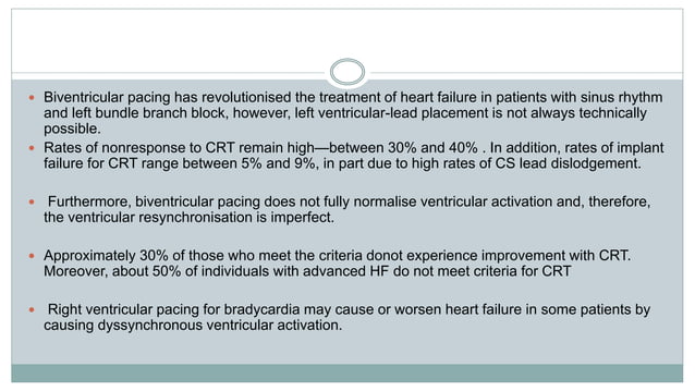 New Heart Failure modalities: HIS Bundle Pacing & Cardiac Contractility ...