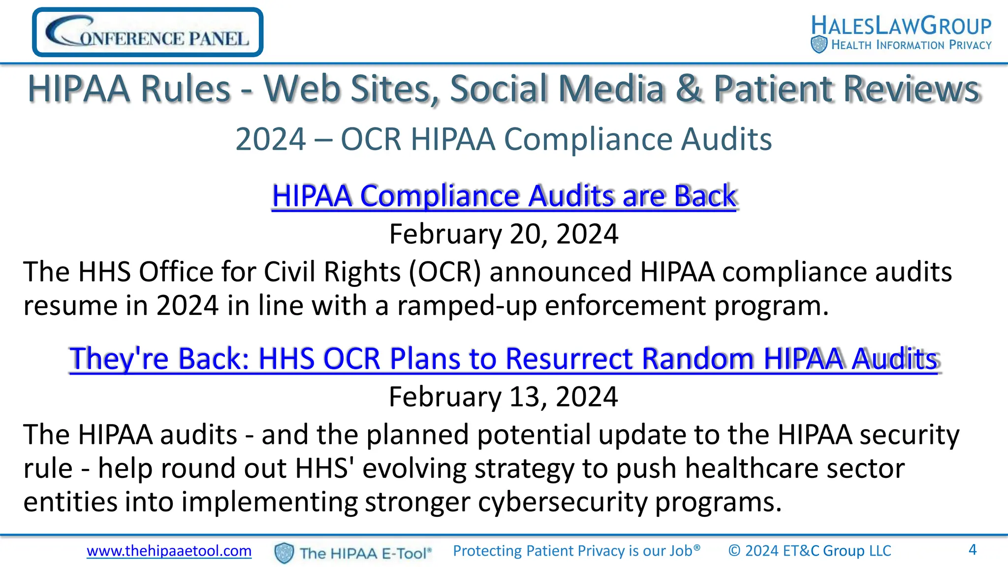 Protecting Patient Privacy: Navigating HIPAA in Digital Landscapes | PPT