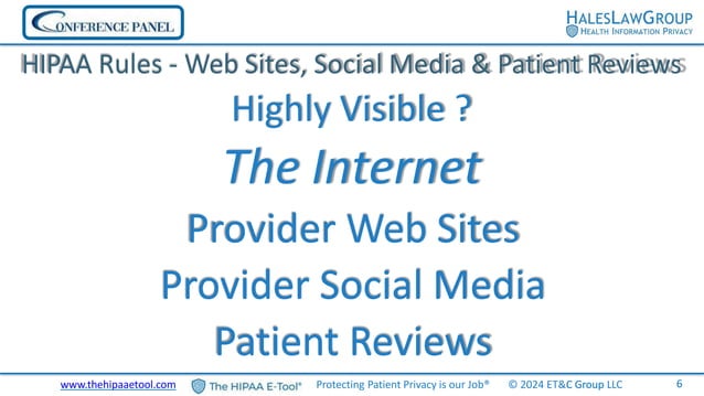 Protecting Patient Privacy: Navigating HIPAA in Digital Landscapes | PPT