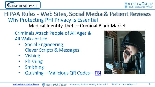 Protecting Patient Privacy: Navigating HIPAA in Digital Landscapes | PPT