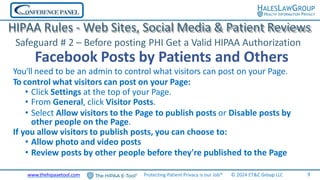 Protecting Patient Privacy: Navigating HIPAA in Digital Landscapes | PPT