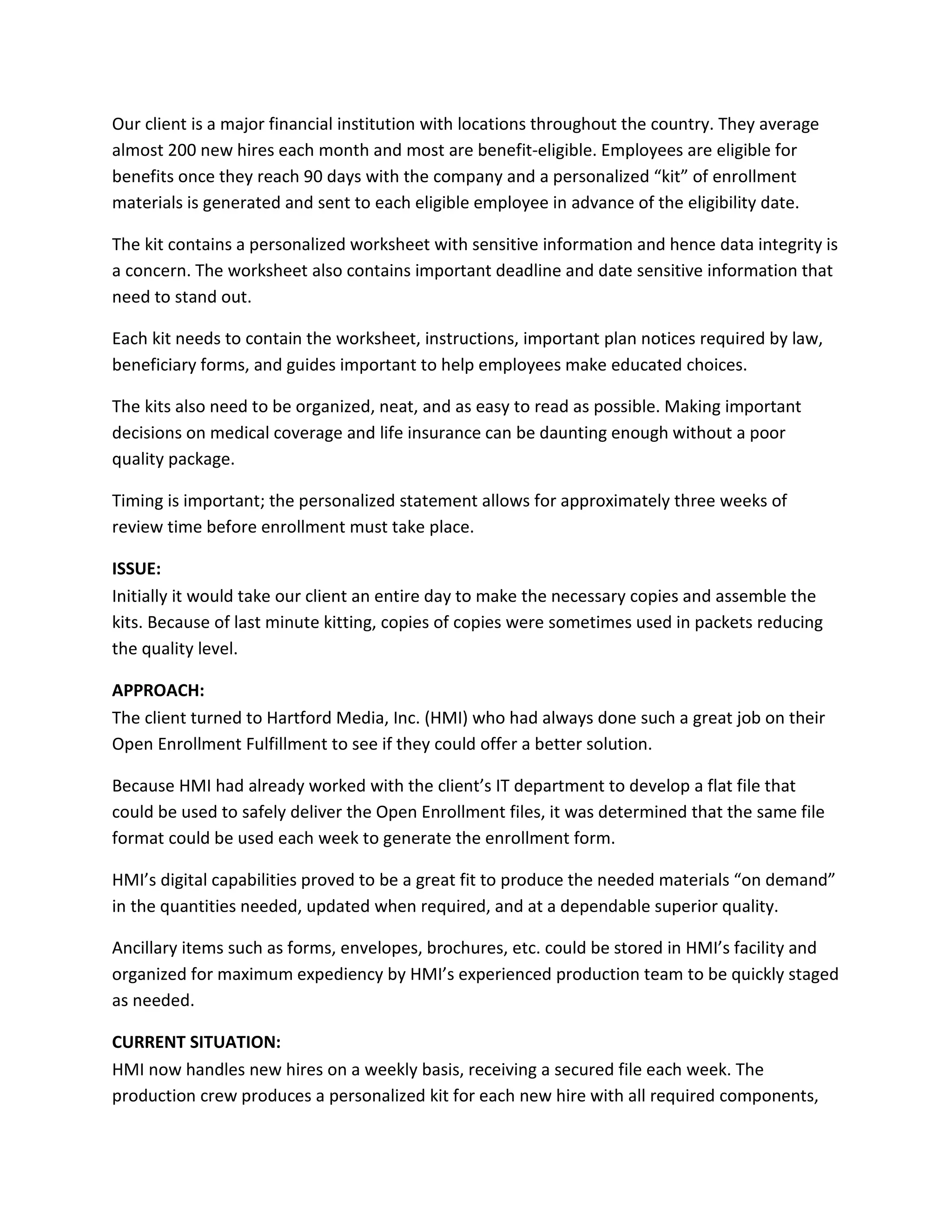 New hire case study | PDF