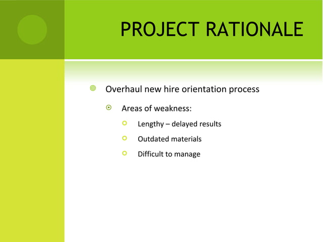 New Hire Orientation | PPT | Business | Business and Finance