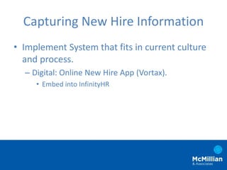 New Hire Tax Credits Through InfinityHR | PPT
