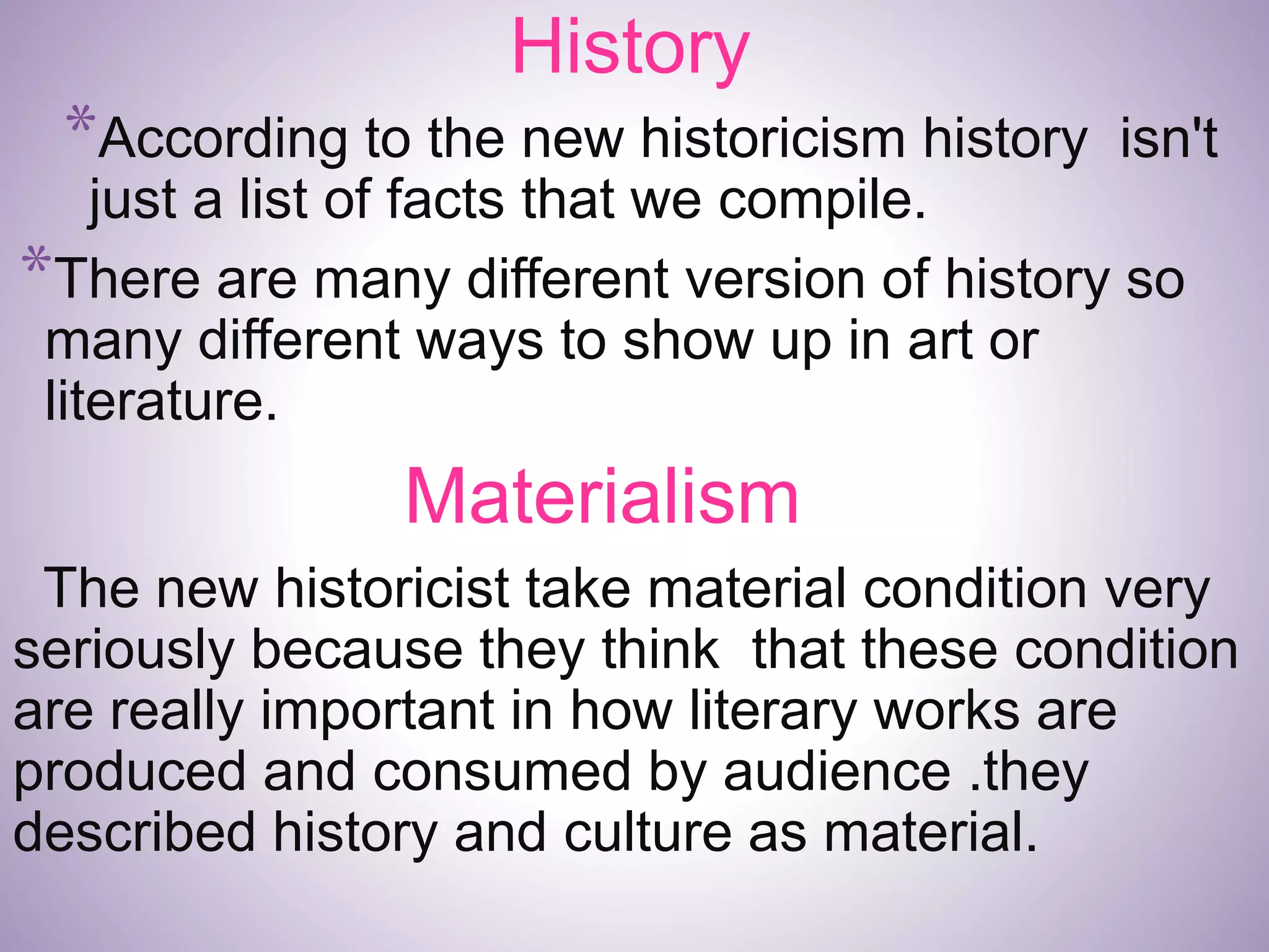 New historicism | PPTX