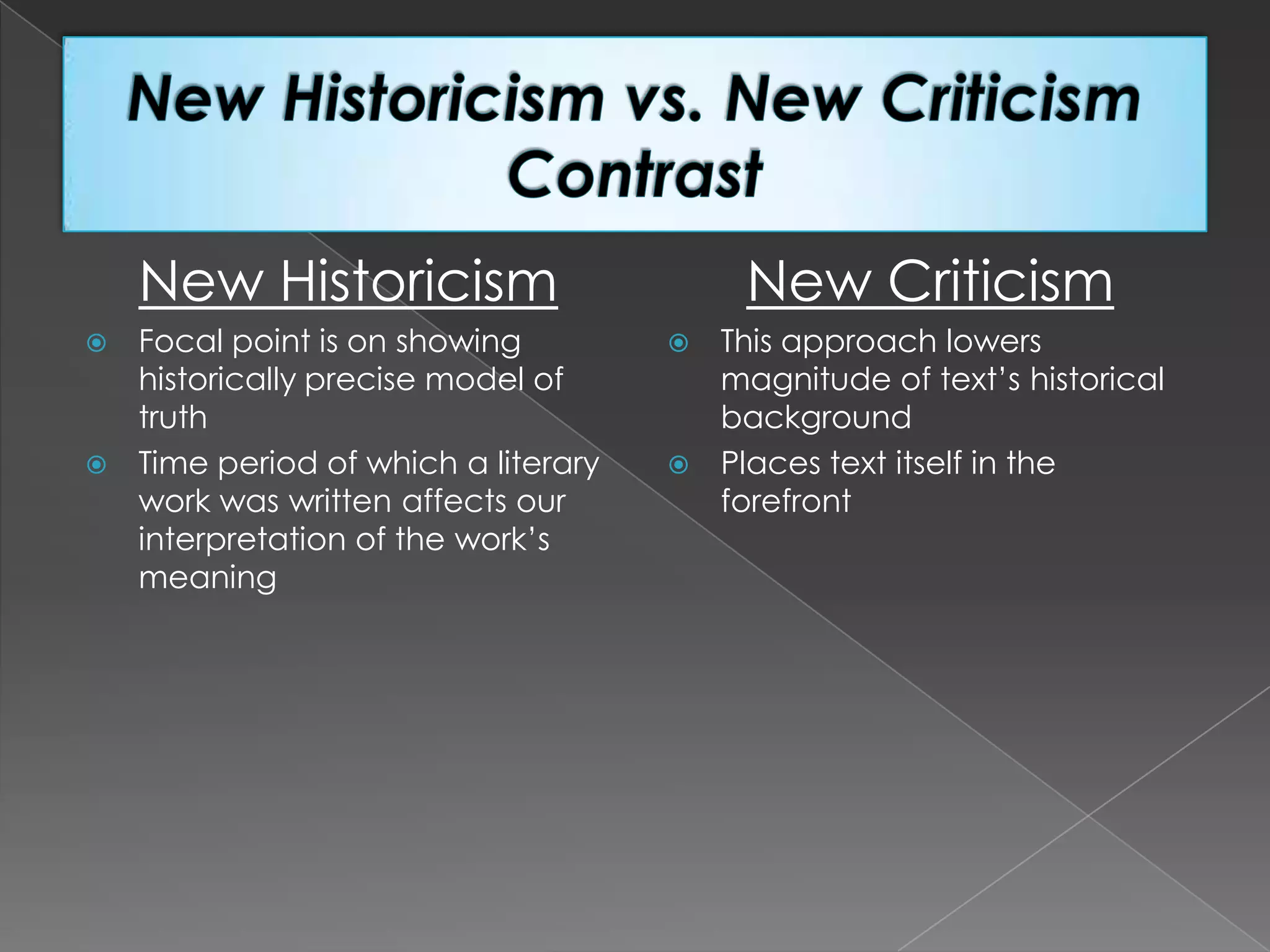 New historicism | PPTX