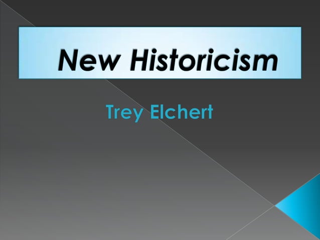 New historicism | PPT