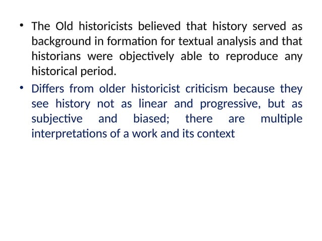 New Historicism Criticism and theory.ppt