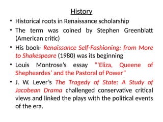New Historicism Criticism and theory.ppt