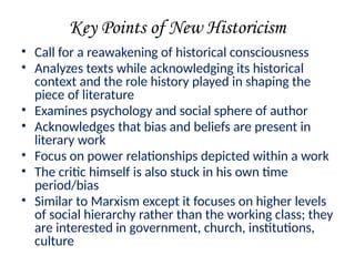 New Historicism Criticism and theory.ppt