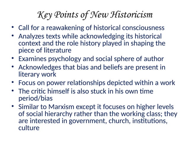 New Historicism Criticism and theory.ppt