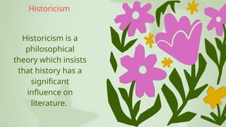 New Historicism Literary Theory Analysis | PPT