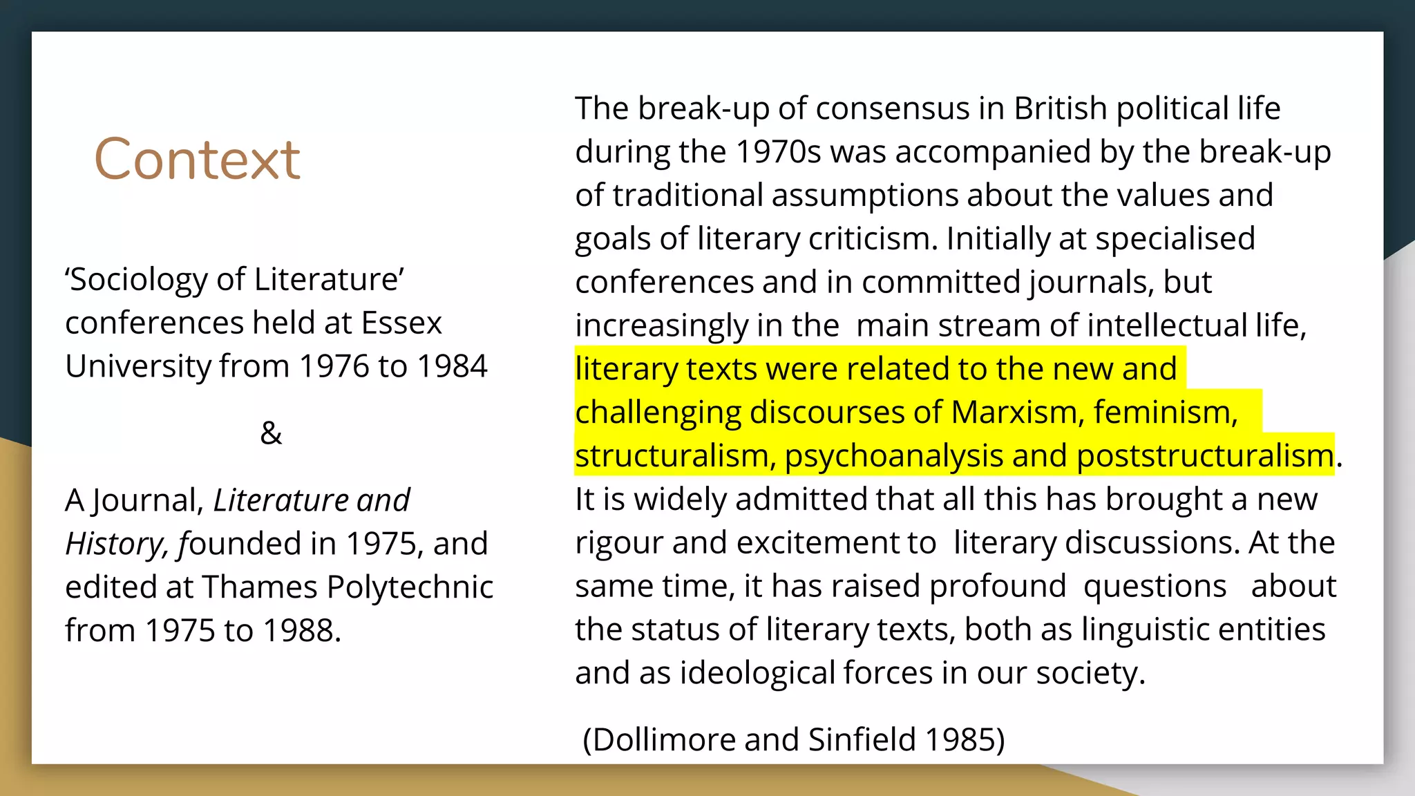 New historicism & Cultural materialism | PDF