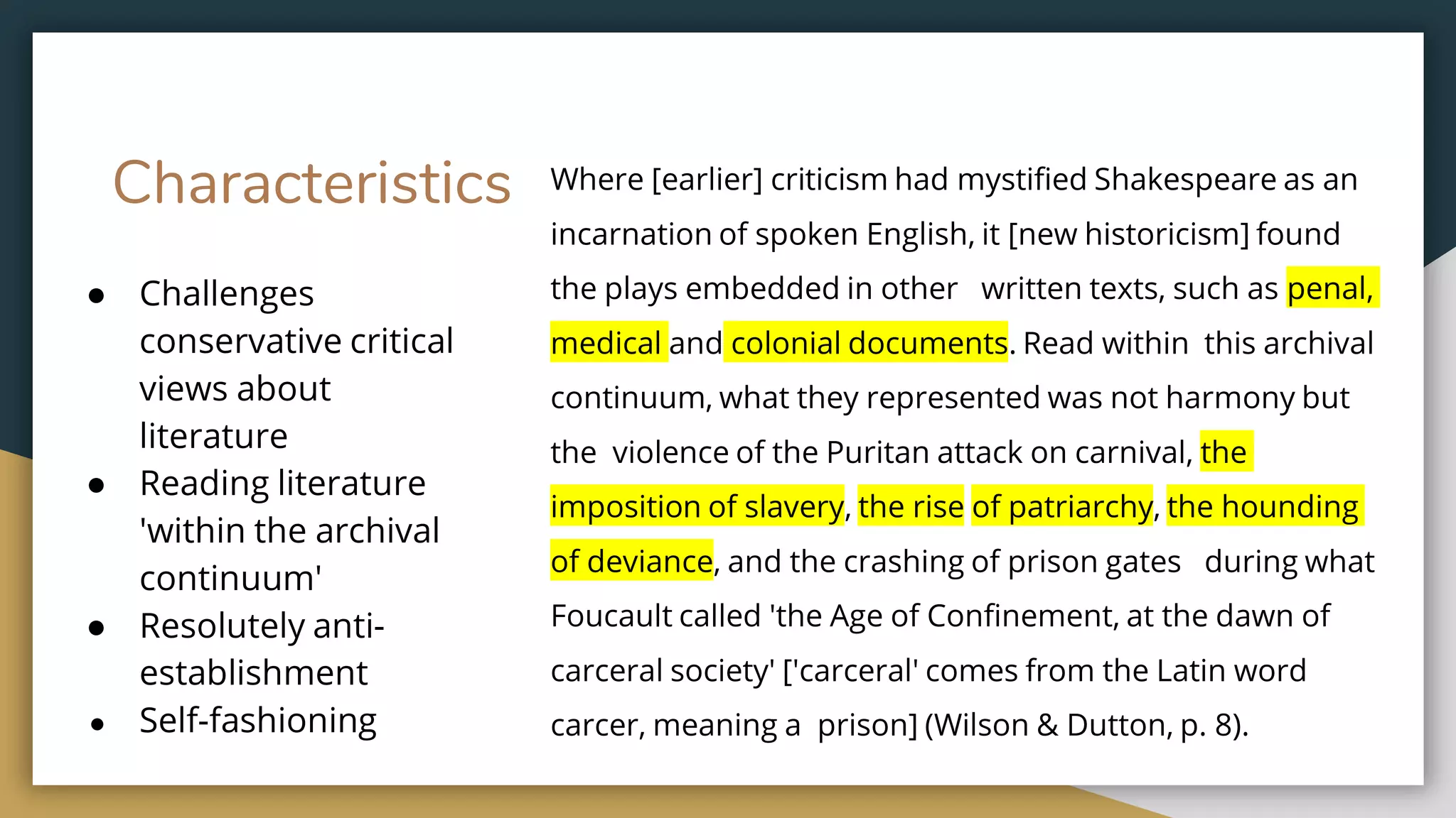 New historicism & Cultural materialism | PDF