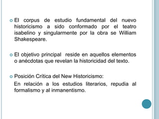 New historicismo 2_ | PPTX