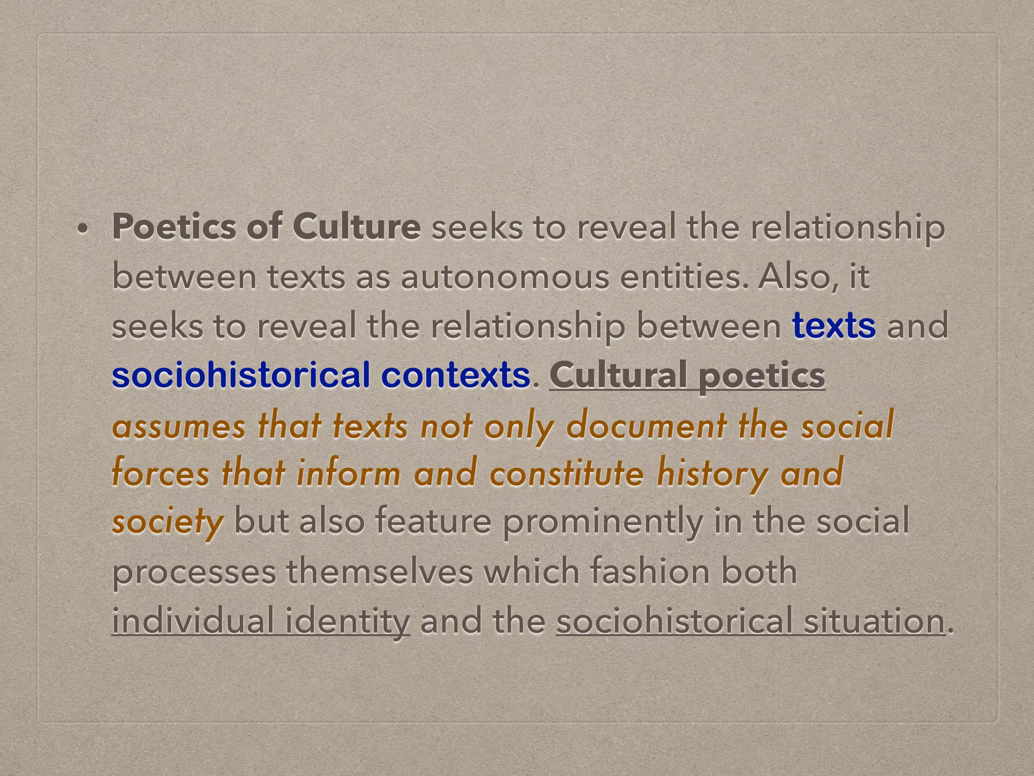 New Historicism (Poetics of Culture) | PDF
