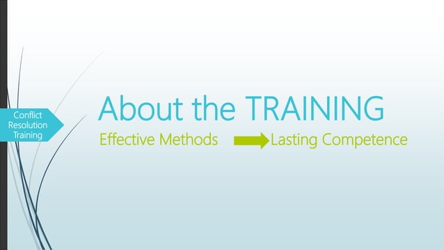 4 -in-1 Conflict Resolution Training (w/Certification) | PPT