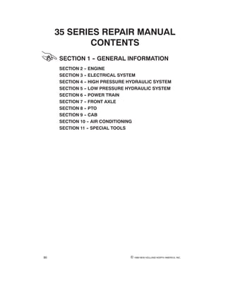 New holland 7635 tractor service repair manual | PDF