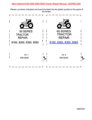 New Holland 8160 8260 8360 8560 Tractor Repair Manual.pdf