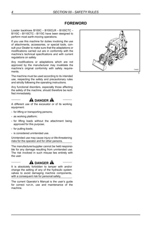 New holland b100 ctc backhoe loader service repair manual | PDF