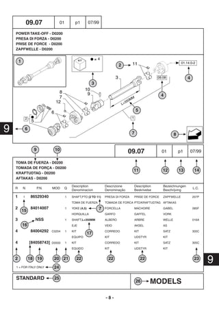 New holland b115 backhoe loader parts catalogue manual | PDF