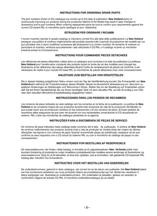 New holland b115 b backhoe loader parts catalogue manual instant download | PDF