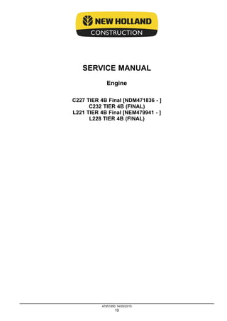 New holland c232 tier 4 b (final) north america compact track loader ...