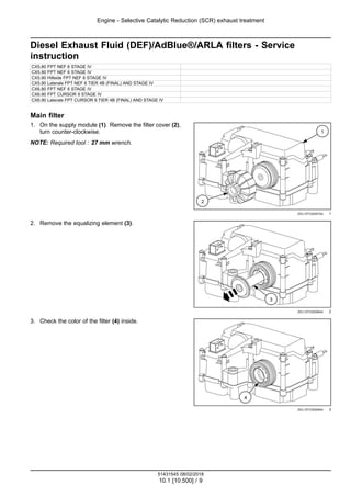 New Holland CX5.80 FPT NEF 6 STAGE IV Combine Harvester Service Repair ...