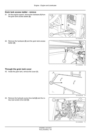 New holland cx5090 elevation combine harvesters service repair manual | PDF