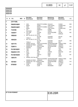 New Holland Kobelco E35.2SR Mini Crawler Excavator Parts Catalogue ...