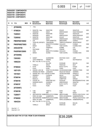 New Holland Kobelco E35.2SR Mini Crawler Excavator Parts Catalogue ...