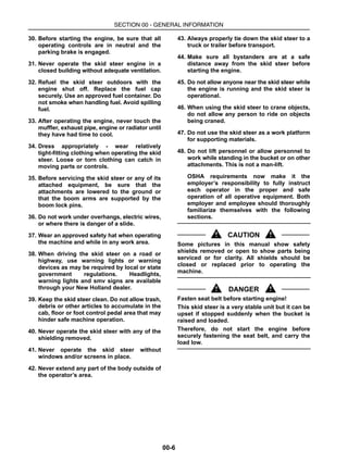 New holland l175 skid steer loader service repair manual | PDF