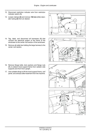 New holland speedrower 240 tier 3 self propelled windrower service ...