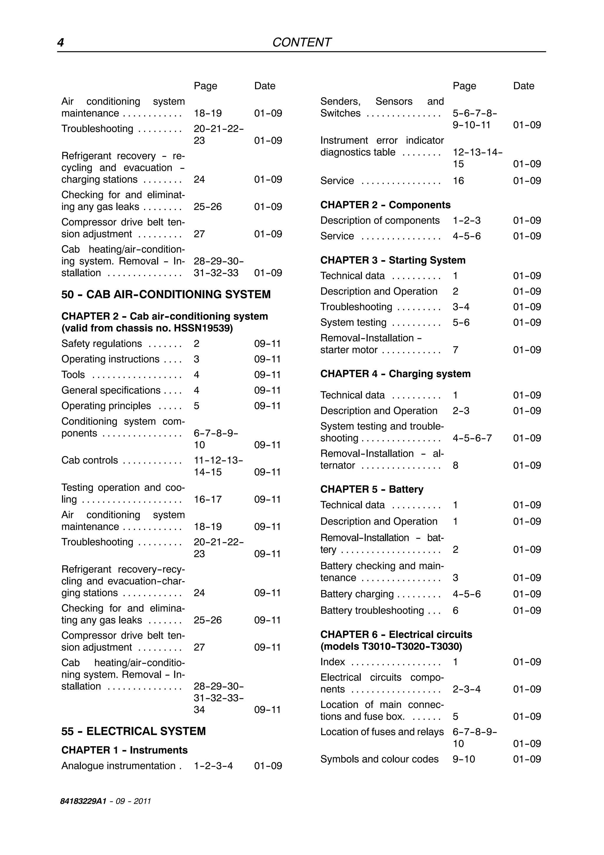 New holland t3010 tractor service repair manual | PDF