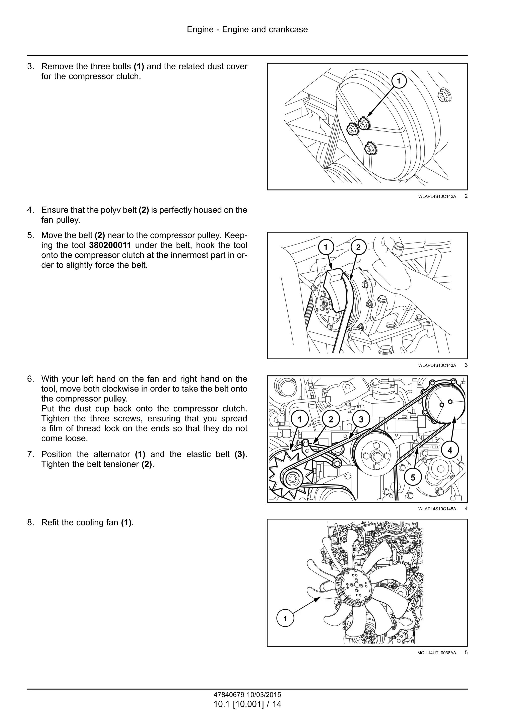 New holland t4.95 with cab, with hi lo transmission tractor service ...