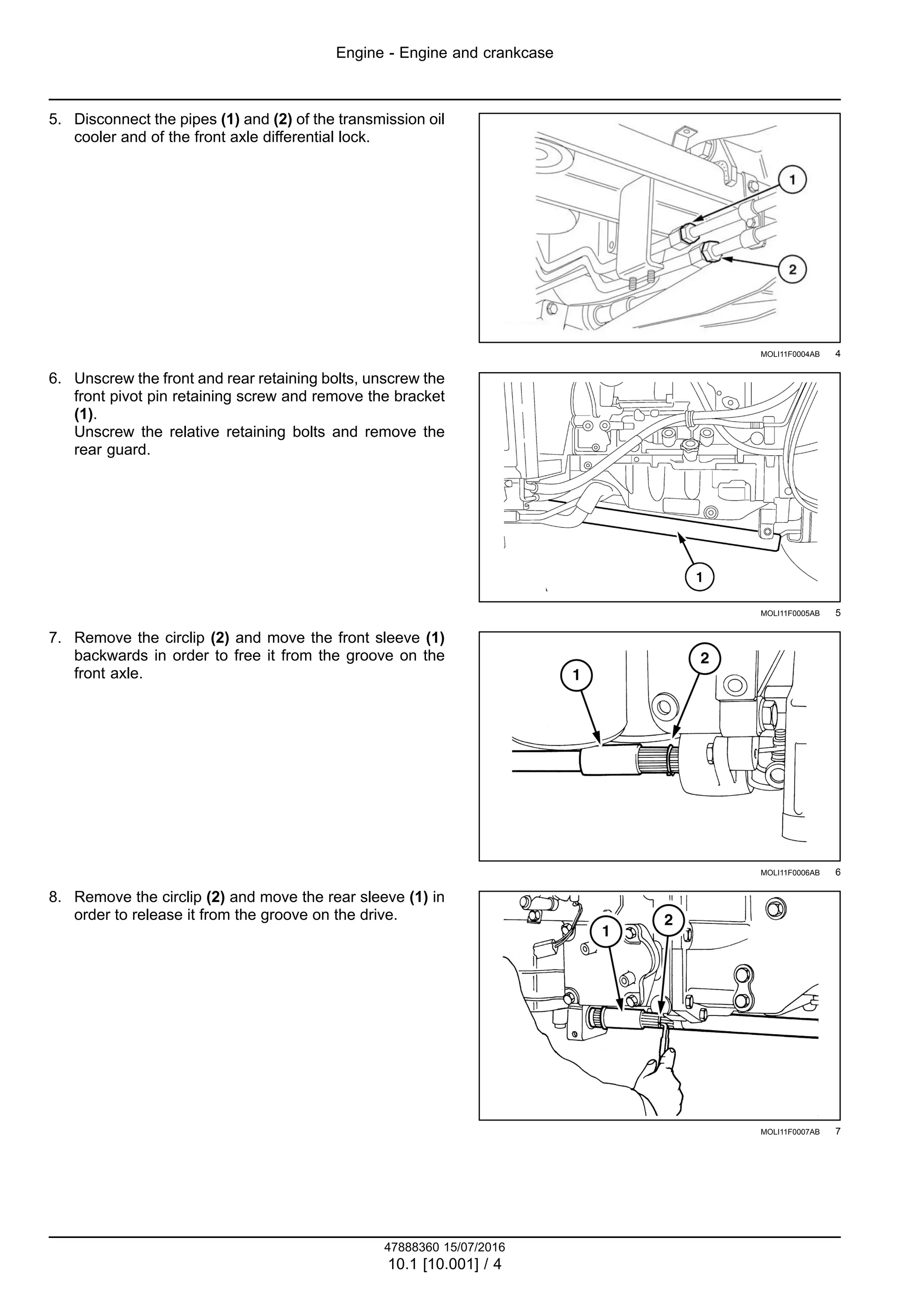 New holland t4.75 lp tractor service repair manual | PDF