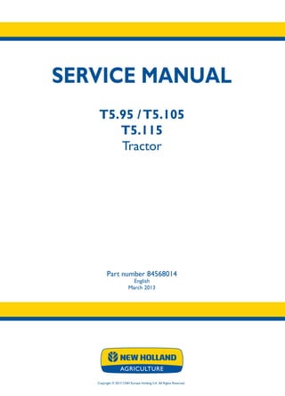 New Holland T5.105 Tractor Service Repair Manual.pdf