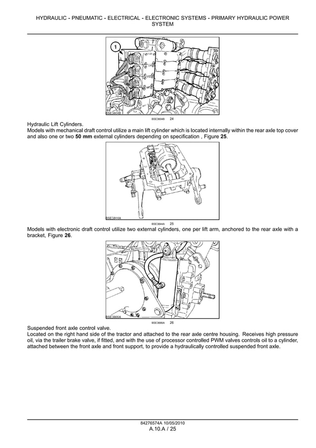 New holland t6050 tractor service repair manual | PDF