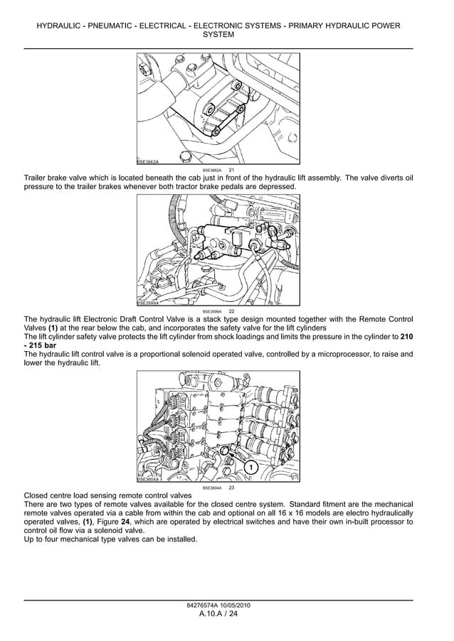 New holland t6070 tractor service repair manual | PDF