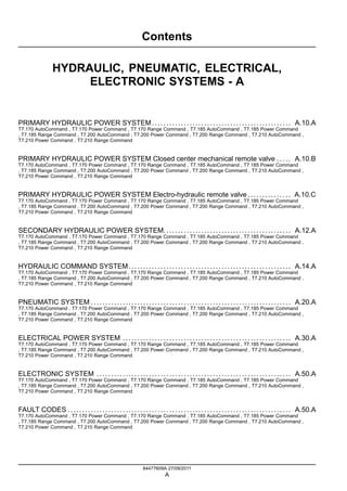 New holland t7.210 auto command tractor service repair manual | PDF