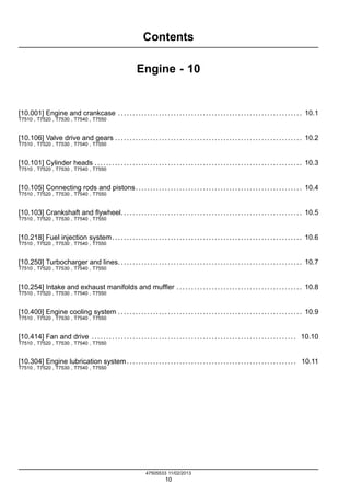 New holland t7530 tractor service repair manual | PDF