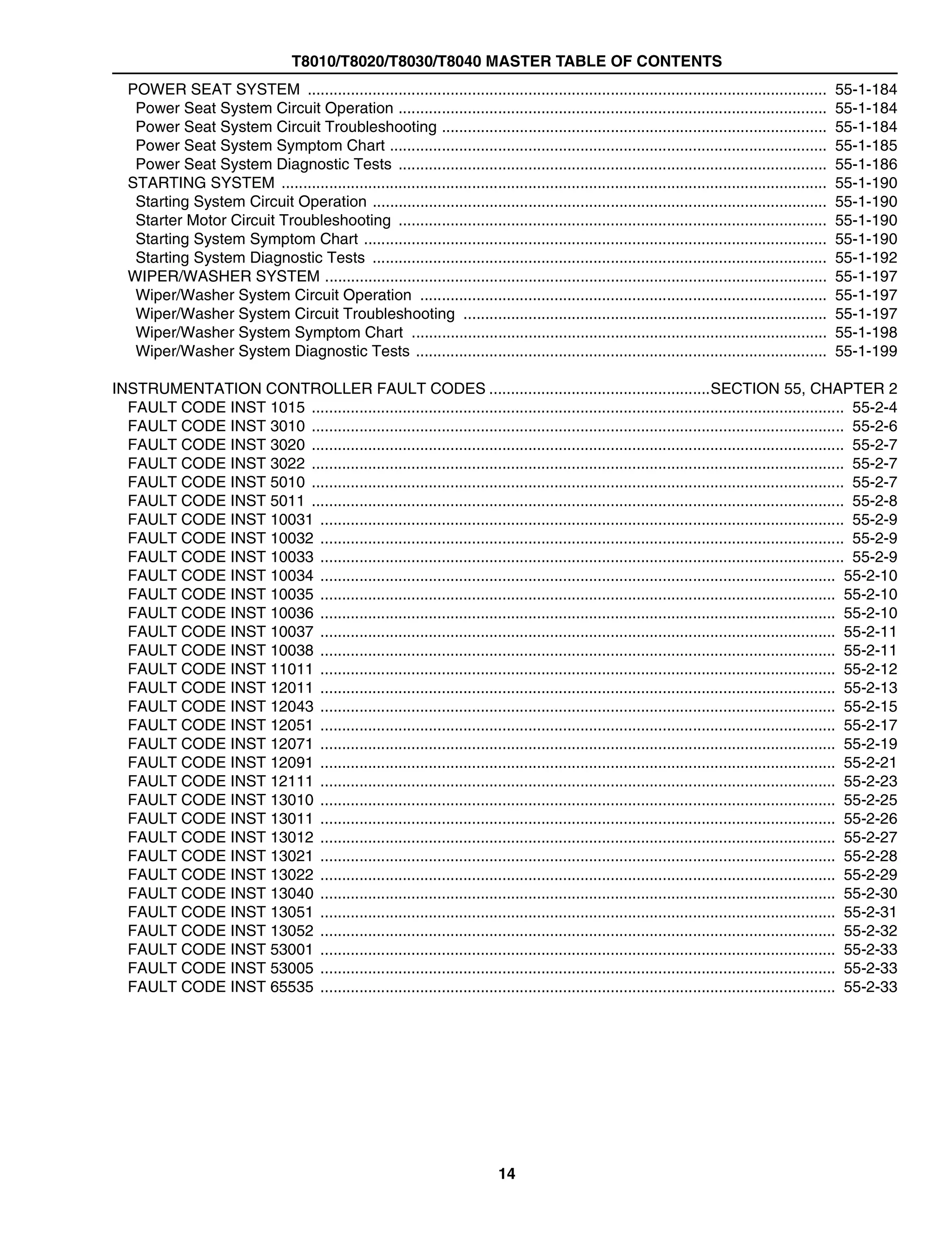 New holland t8020 tractor service repair manual | PDF