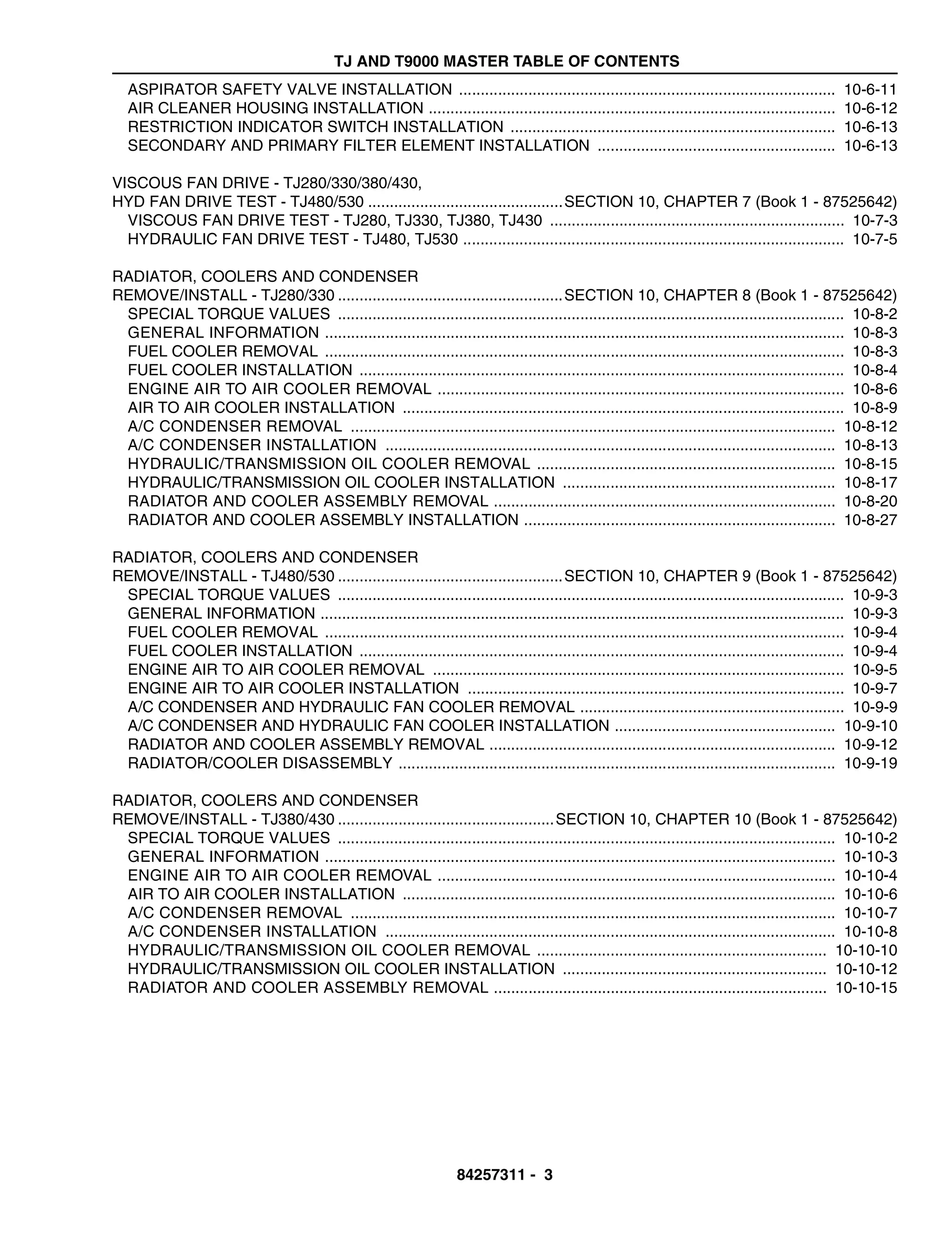 New holland t9050 series tractor service repair manual | PDF