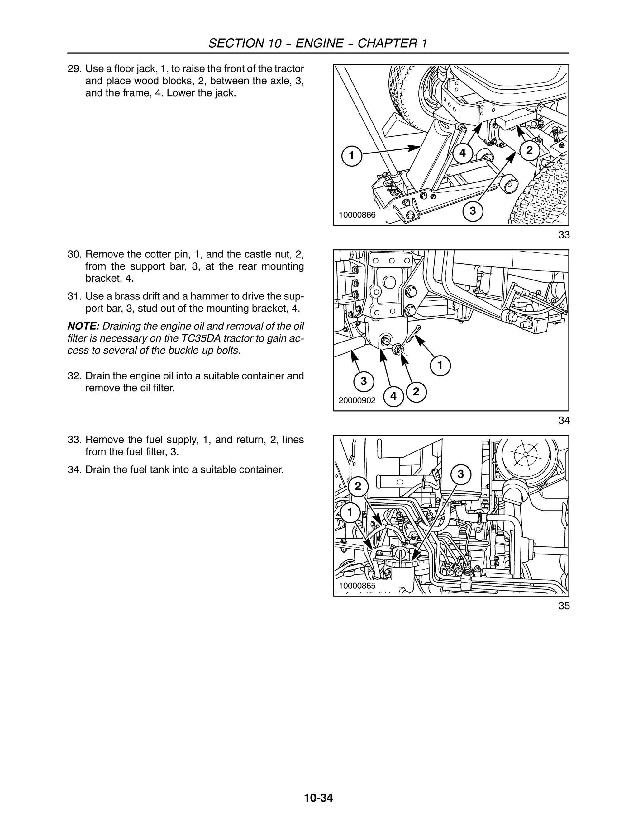 New holland tc40 da tractor service repair manual | PDF