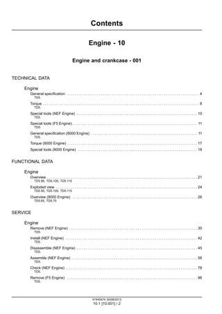 New holland td5.105 tractor service repair manual | PDF