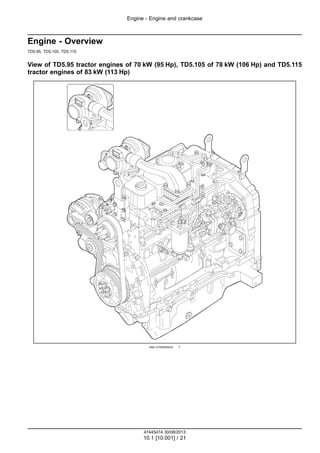 New holland td5.75 tractor service repair manual | PDF