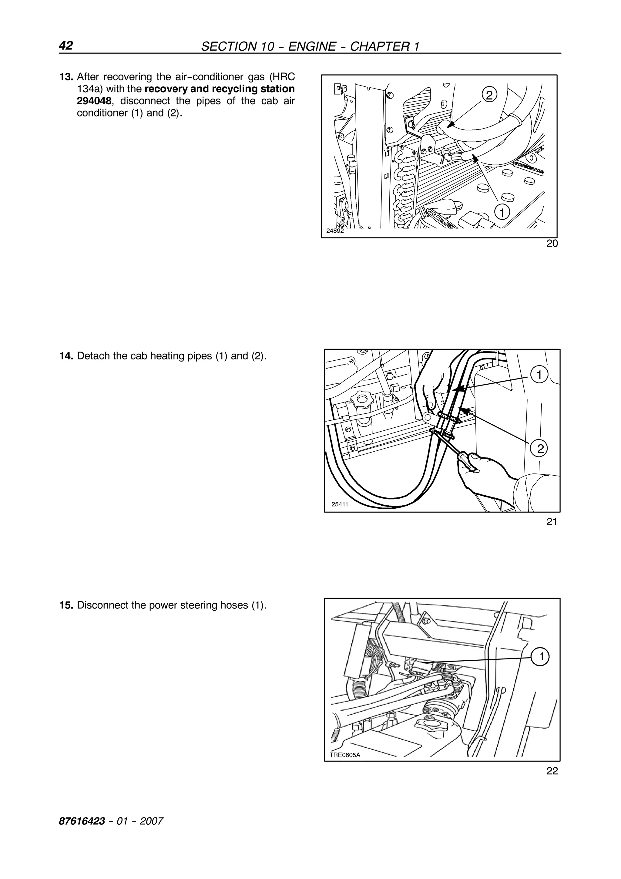 New holland td95 d tractor service repair manual | PDF