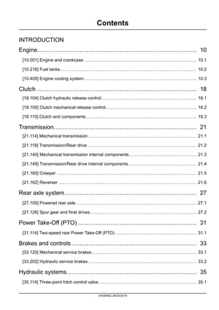 New holland tk4050 tractor service repair manual | PDF