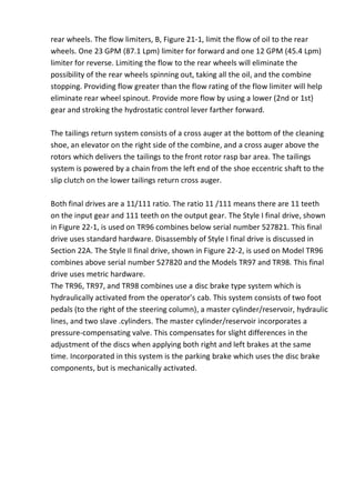 New Holland TR96 TR97 TR98 Manual | PDF